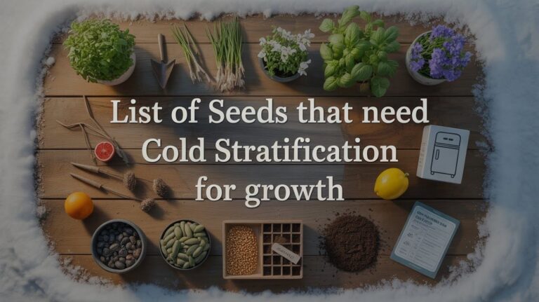 45 List of Seeds That Need Cold Stratification for Growth - GardensJournal
